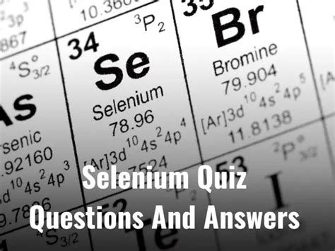 Top Selenium Quiz Questions And Answers