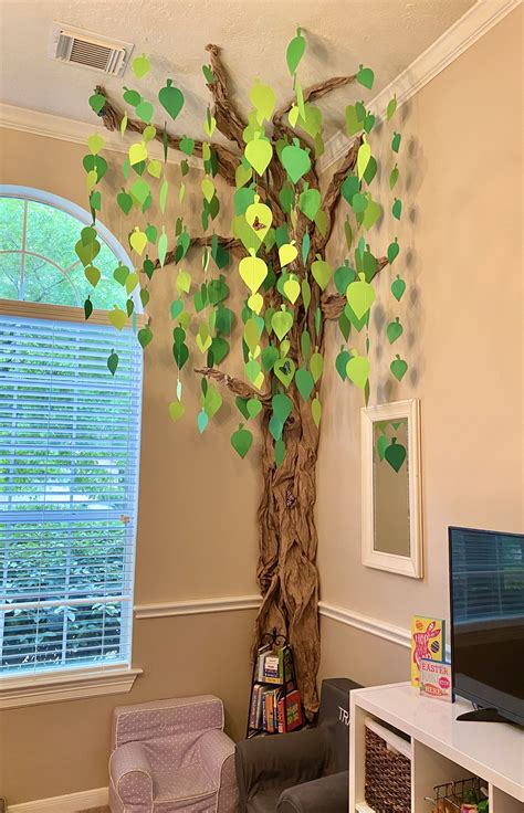 Diy Paper Tree Project Reading Readingcorner Tree Classroom
