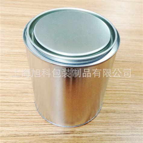 上海旭科1kg油漆罐涂料样品罐1l马口铁茶叶罐油脂油墨罐 阿里巴巴