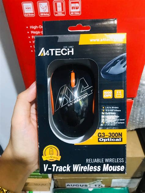A4Tech G3 300N V Track Padless Wireless Mouse Computers Tech Parts Accessories Mouse