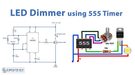 LED Dimmer Circuit With Timer
