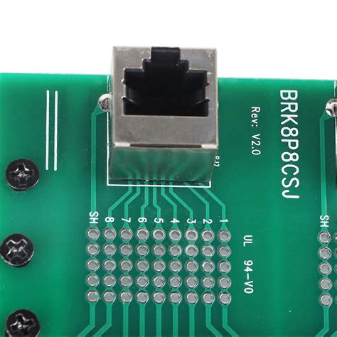 Ethernet Connector Breakout Board Fast Transmission Din Rail Mount Rj45