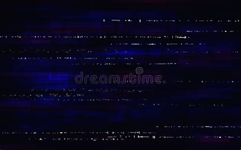 Glitch Static Noise Retro Screen Signal Horizontal White Lines