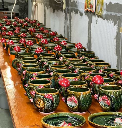 КЕРАМІКА РУЧНОЇ РОБОТИ/CERAMICS/ 🍄🌿 | Живу цією красою 😍 Гарно ж ...