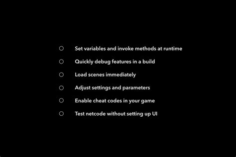 Ghost Commands Editor Runtime Console