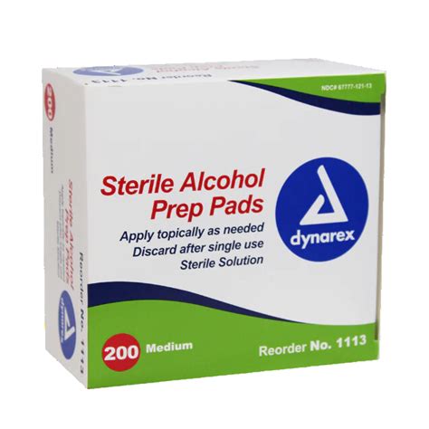 Sterile Alcohol Prepads Medium