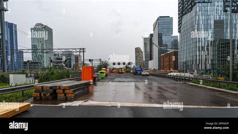 Amsterdam Work On The A10 Motorway The A10 And A4 Motorways And A