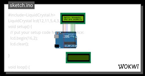 Lcd Print O Wokwi Esp32 Stm32 Arduino Simulator