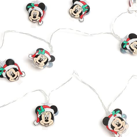 Disney Mickey And Friends Mickey And Minnie String Lights Light Decor Xmas Christmas Disney