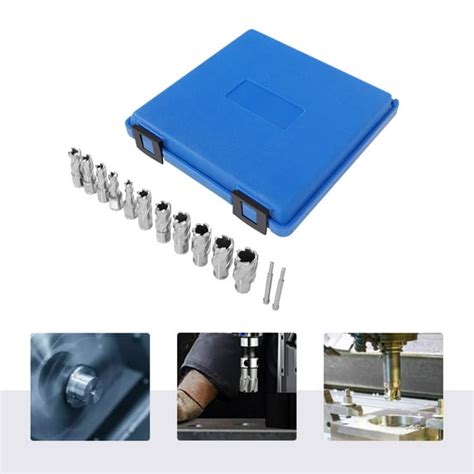 13pcs Tool Set Annular Cutter 716 To 1 116 Drill Bits 1 Inch