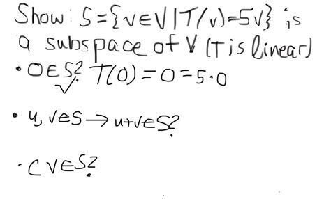 solved linear algebra question prove that if a x→y and v is a