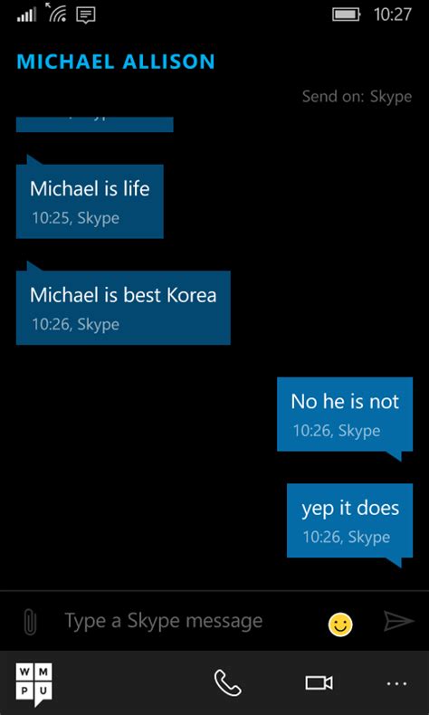 Hands On With The Universal Skype Experience In Windows 10 Mobile Video Mspoweruser