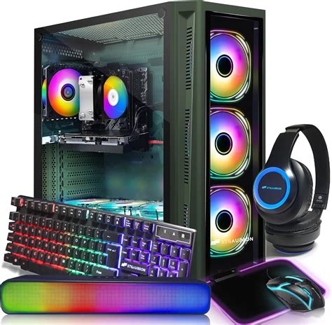 Amazon Com Stgaubron Gaming Desktop Pc Amd Ryzen X Up To G G Ddr Geforce Rtx