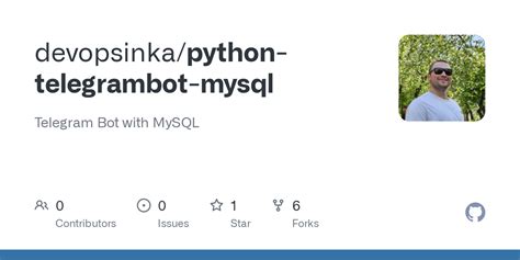 github devopsinka python telegrambot mysql telegram bot with mysql