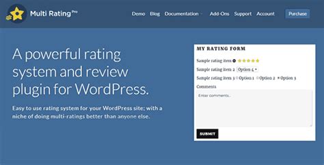 multi rating pro wordpress rating and feedback plugin explore a