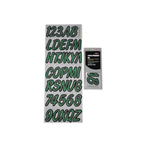 Hardline Products Letterandnumberlabelset3inh1 3 8inw Gkibkg400 Sim