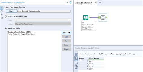 Multiple Excel Sheets Into Alteryx The Data School