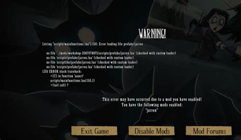 Modding Help Needed Dont Starve Together Mods And Tools Klei Entertainment Forums