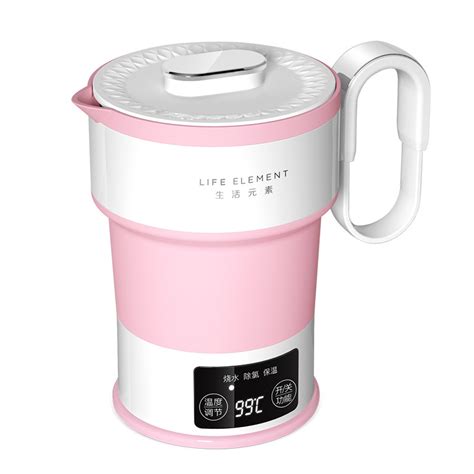Travel Kettle Electric Foldable Kettle Keep Warm Function Of 600ml