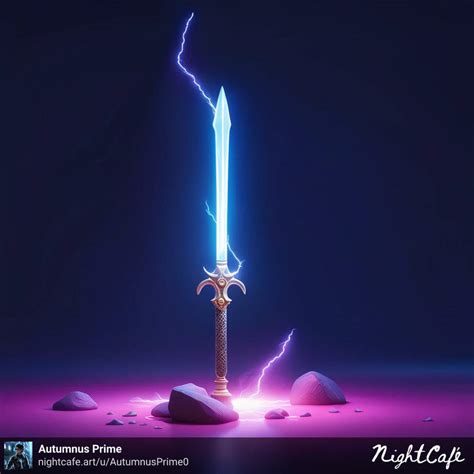 Ai Art Lightning Sword 3 By Autumnusprime0 On Deviantart