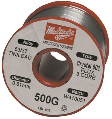 Mm00975 Multicore Loctite Solder Wire 63 37 0 022 Diameter