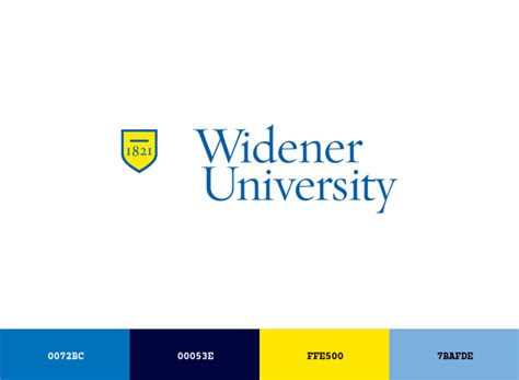 widener university brand color codes