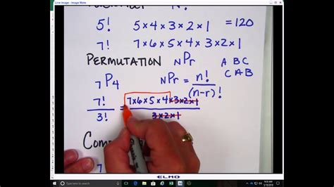 Factorials Combinations And Permutations Youtube
