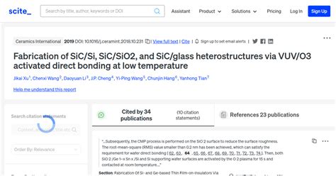 Fabrication Of Sicsi Sicsio2 And Sicglass Heterostructures Via Vuv