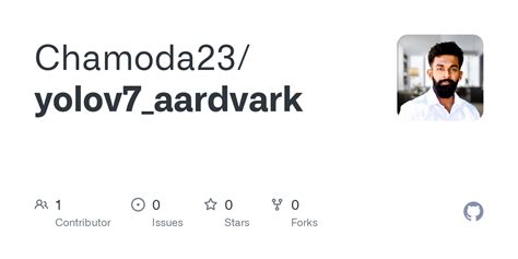 Github Chamoda23yolov7aardvark