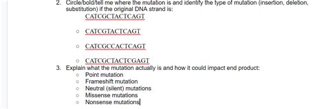 Solved 2 Circleboldtell Me Where The Mutation Is And Solved 2 Circleboldtell Me Where The Mutation Is And