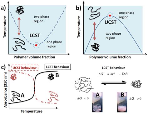 Overview Of Ucst And Lcst Behavior Of Polymers In Solution Download Scientific Diagram