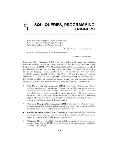Pdf 5 Sql Queries Programming Triggerskhabibstaffugmacid