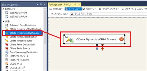 ssis（sql server integration service）を使って、dynamics 365 crm からkintoneに顧客