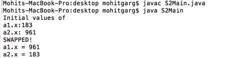 Swap Objects In Java Implementing Different Approaches Codespeedy