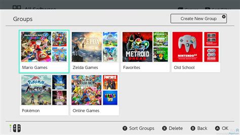 Switch System Software 140 Now Available Adds Folders News