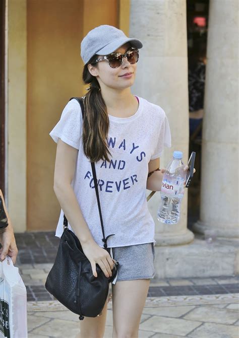 MIRANDA COSGROVE In Shorts At The Grove In West Hollywood HawtCelebs