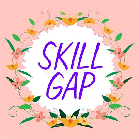 Handwriting Text Skill Gap Business Showcase Refering To A Person S Weakness Or Limitation Of