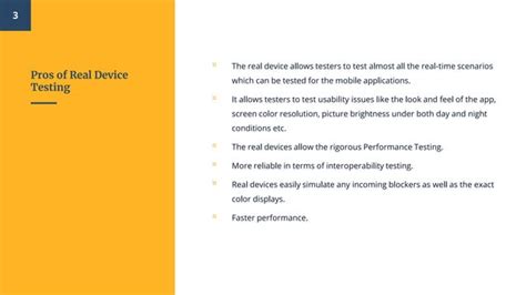 Testing On Real Devices Vs Emulators Ppt