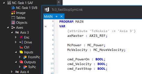 Go Twincat Символьная линковка через атрибуты