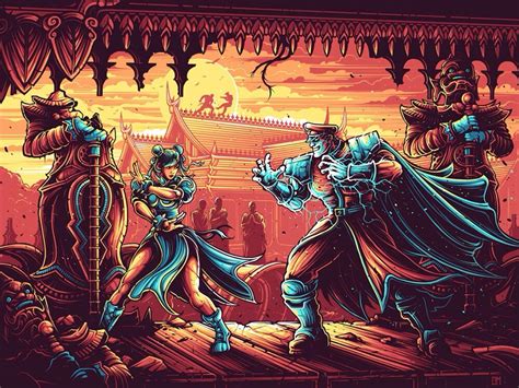 Street Fighter Retro Video Game Artwork Retro Game Fan Art