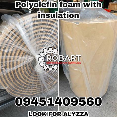 Polyolefin Foam With Insulation Commercial And Industrial Construction Tools And Equipment On