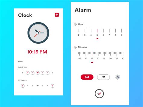 Clock App Design App Design Clock App