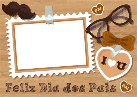 Moldura Dia Dos Pais Para Montagem De Fotos Imagem Legal
