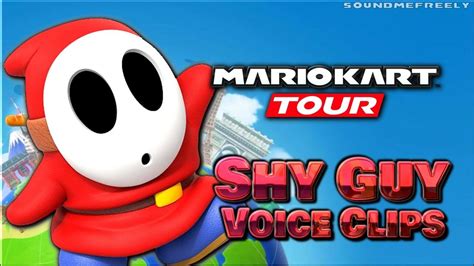 All Shy Guy Voice Clips • Mario Kart Tour • All Voice Lines • 2019