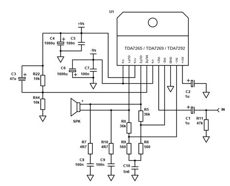TDA7292 / TDA7265 / TDA7269 DIY Guide - 40W / 30W / 14W Stereo Single ...