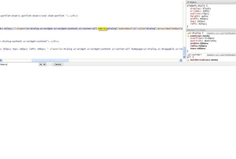 Jquery Dialogclass Not Applying The Given Style Class Stack Overflow