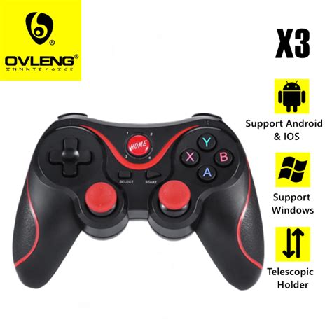 Terios T3 X3 Wireless Bluetooth Joystick Controller With Phone Holder For Smartphone Windows