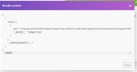 how can i display a key and list of items and not one big string how to make community