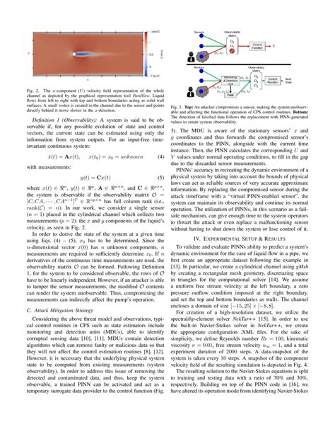 Physics Informed Neural Networks For Securing Water Distribution