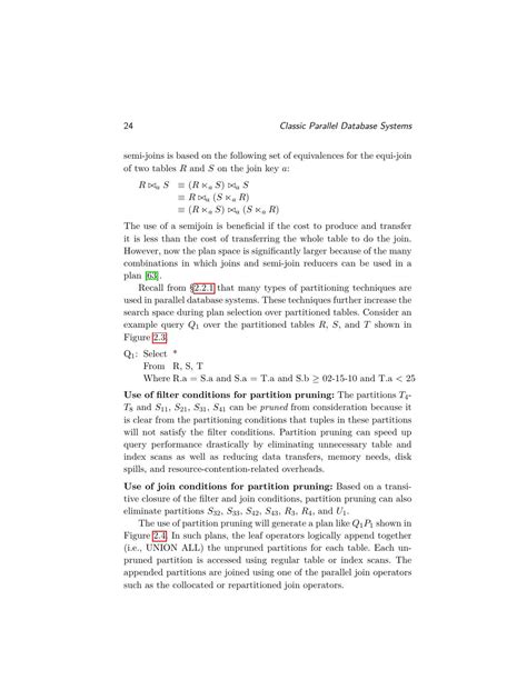 Massively Parallel Databases And Mapreduce Systems